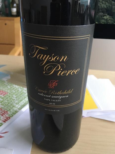 2011 Tayson Pierce Cabernet Sauvignon Cuvée Rothchild, USA, California ...