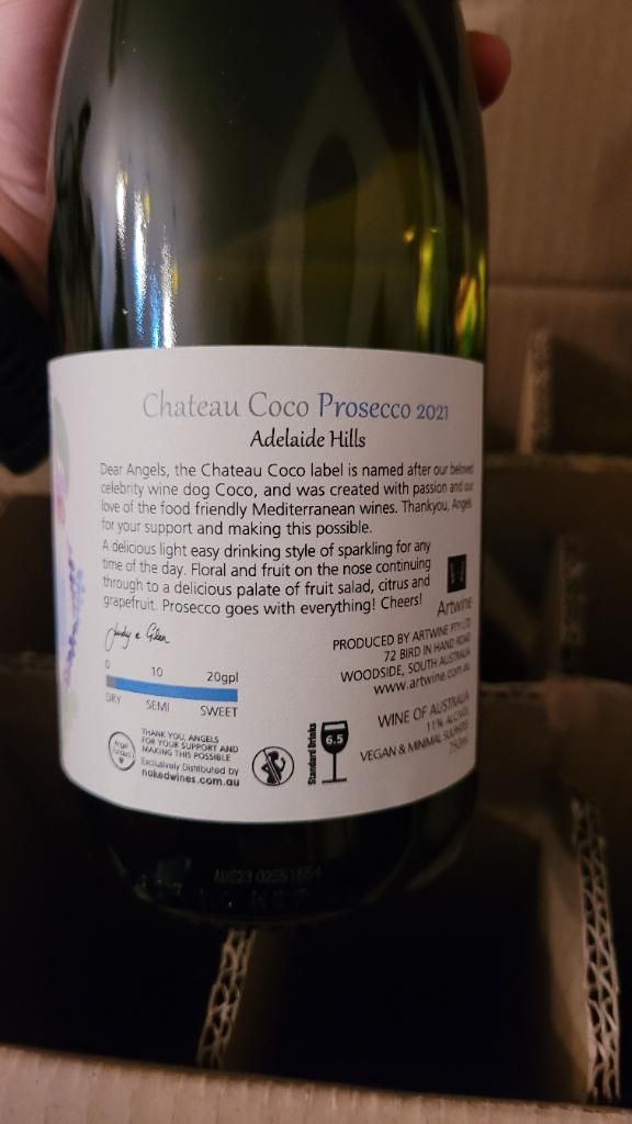 NV Chateau Coco Prosecco, Australia, South Australia - CellarTracker