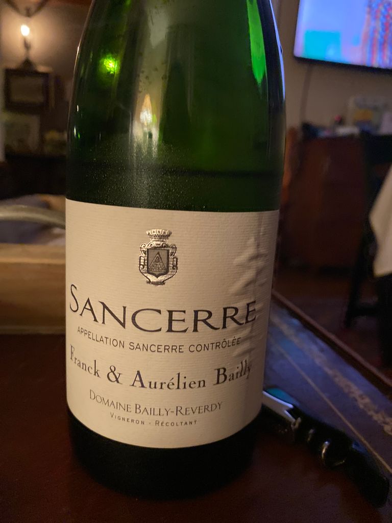 2021 Bailly-Reverdy Sancerre Franck & Aurelien Bailly, France, Loire ...