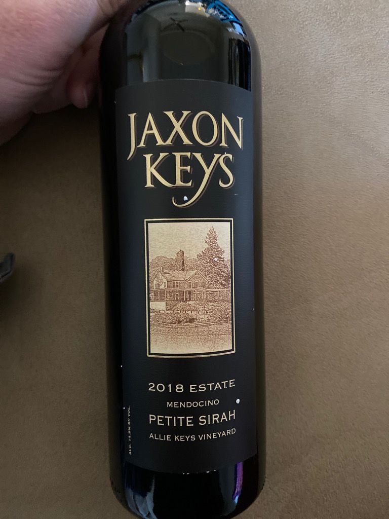 2018 Jaxon Keys Petite Sirah allie keys vineyard, USA, California ...