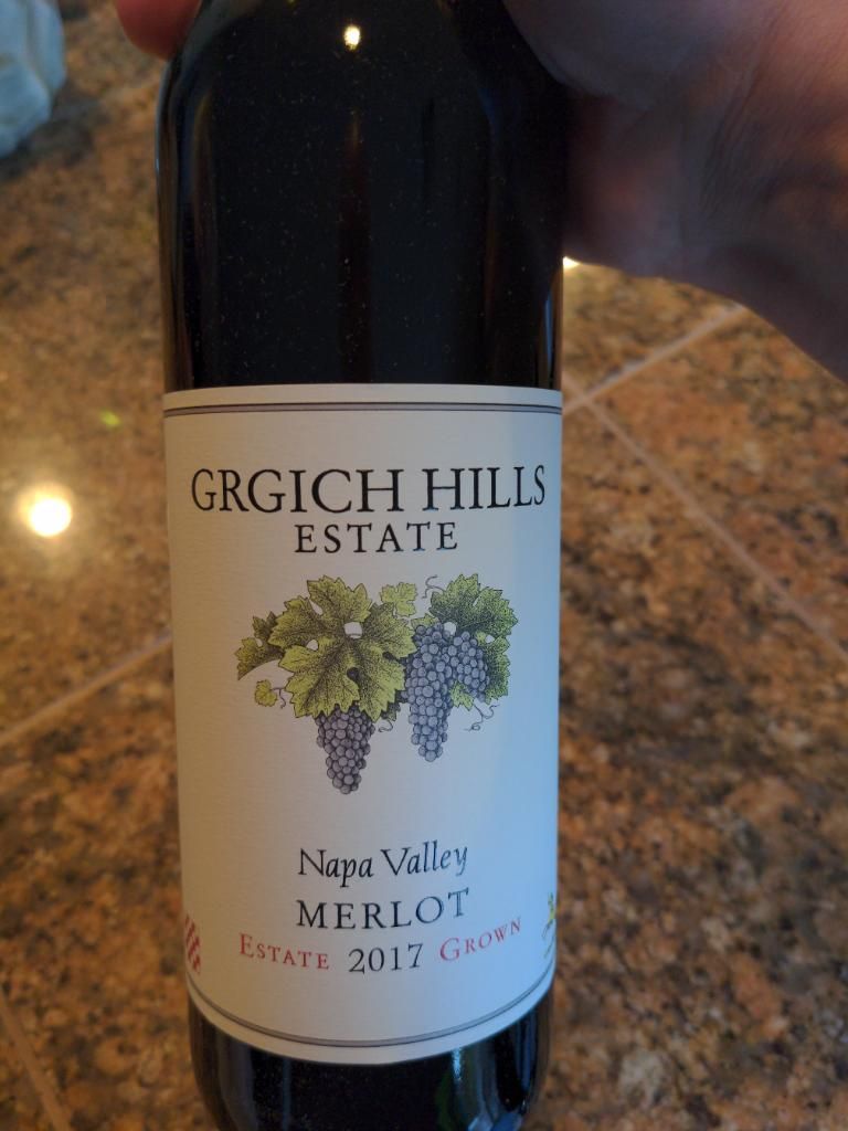 2017 Grgich Hills Merlot, USA, California, Napa Valley - CellarTracker