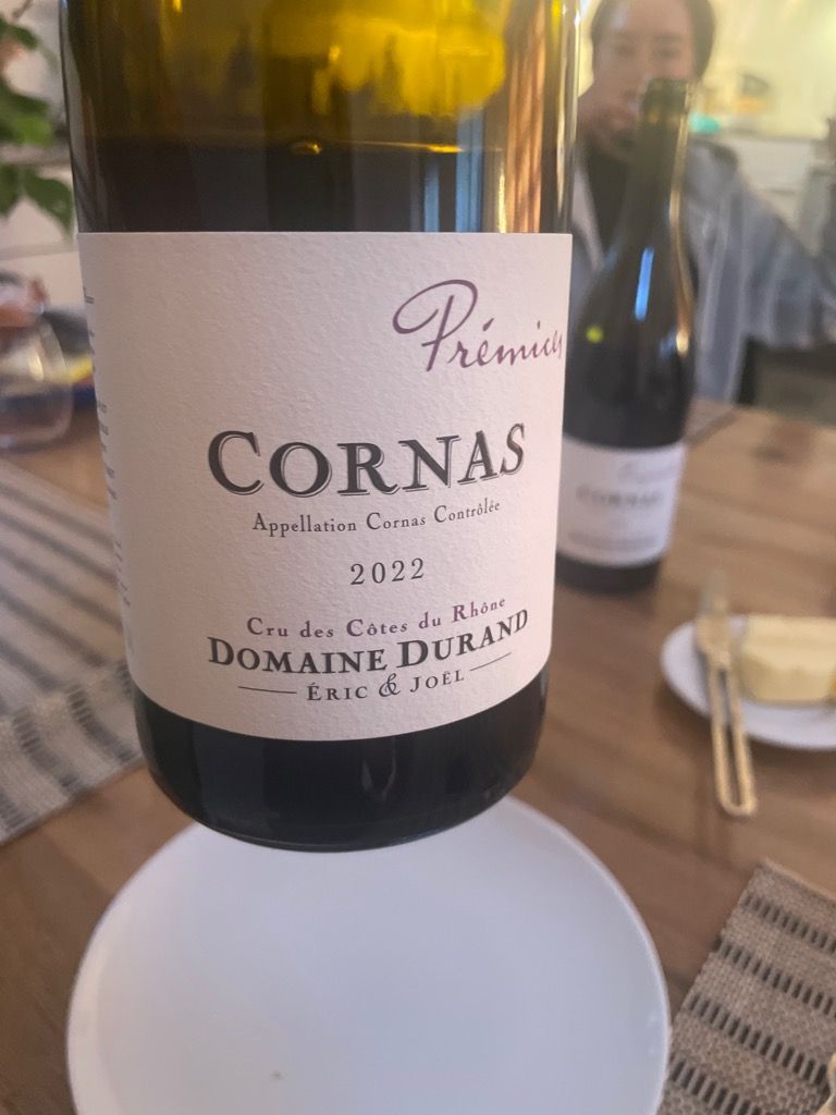 2022 Domaine Durand Cornas Premices, France, Rhône, Northern Rhône ...
