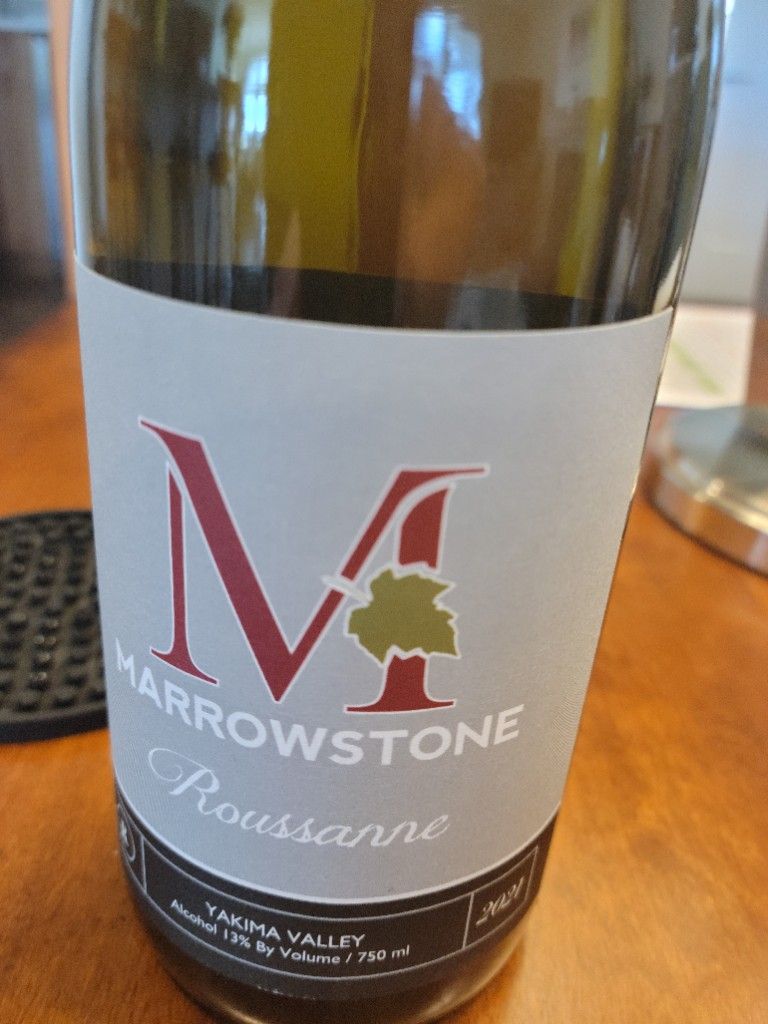 2019 Marrowstone Vineyards Roussanne, USA, Washington - CellarTracker