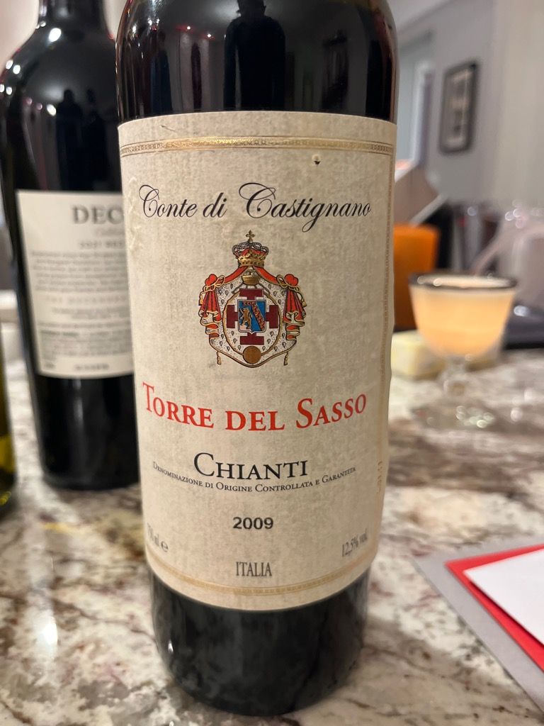 2009 Conte di Castignano Chianti Torre del Sasso, Italy, Tuscany ...