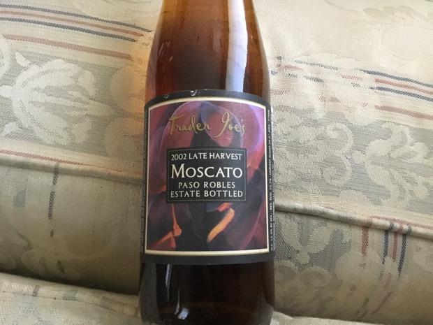 2002 Trader Joe's Moscato Late Harvest, USA, California, Central Coast ...
