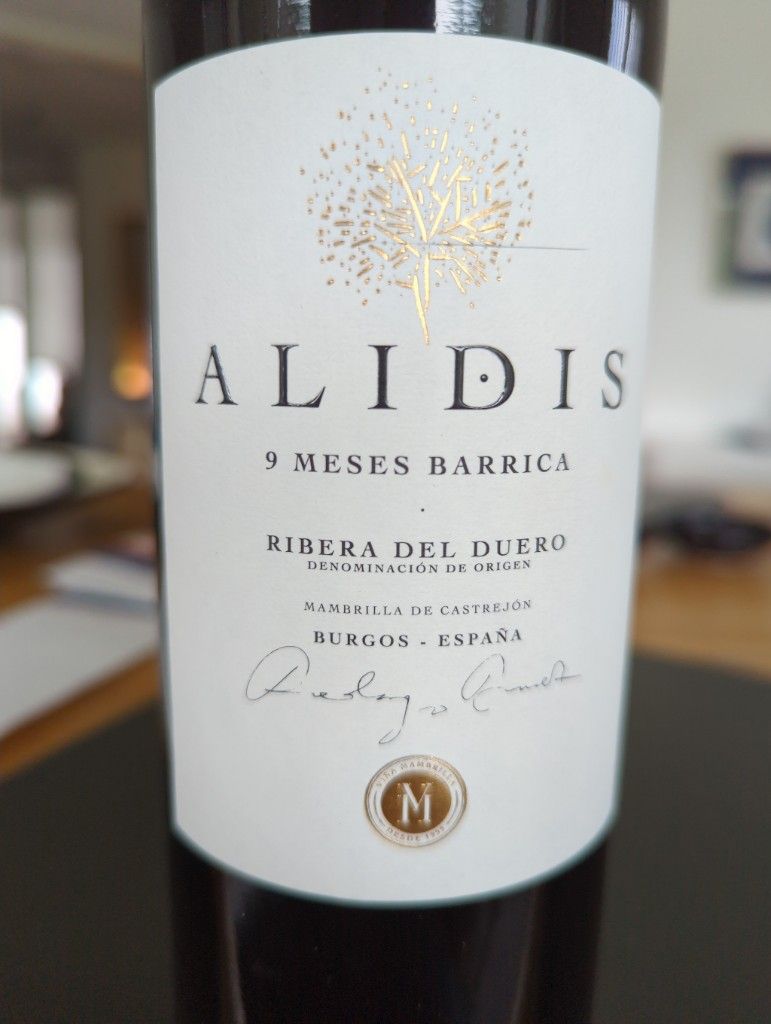 2021 Bodega Viña Mambrilla Ribera del Duero Alidis Tinto, Spain ...
