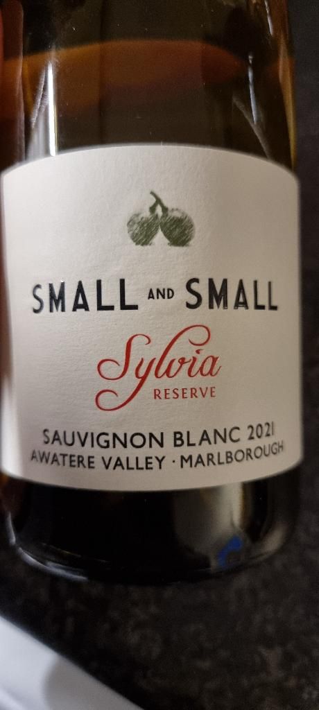 2021 Small and Small Sauvignon Blanc Sylvia Reserve, New Zealand, South ...