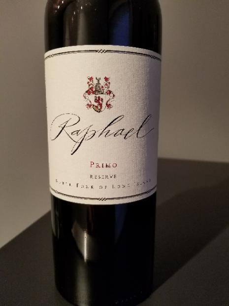 2012 Raphael Primo Reserve, USA, New York, Long Island, North Fork - CellarTracker