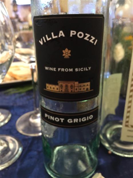 2014 Villa Pozzi Pinot Grigio Sicilia, Italy, Sicily, Sicilia ...
