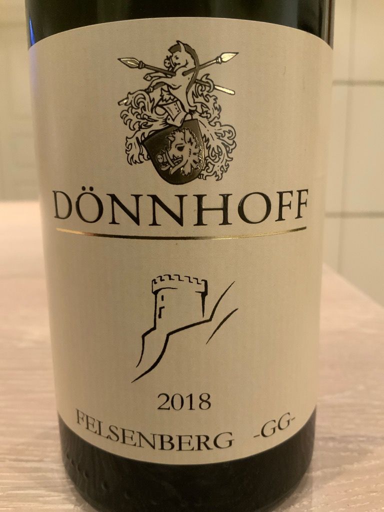 2018 Dönnhoff Schloßböckelheimer Felsenberg Riesling trocken, Germany ...
