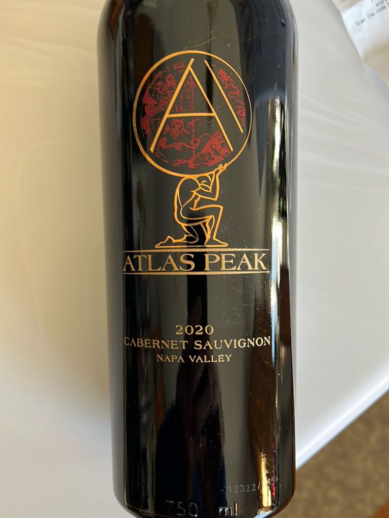 2020 Atlas Peak Cabernet Sauvignon Napa Valley, USA, California, Napa ...
