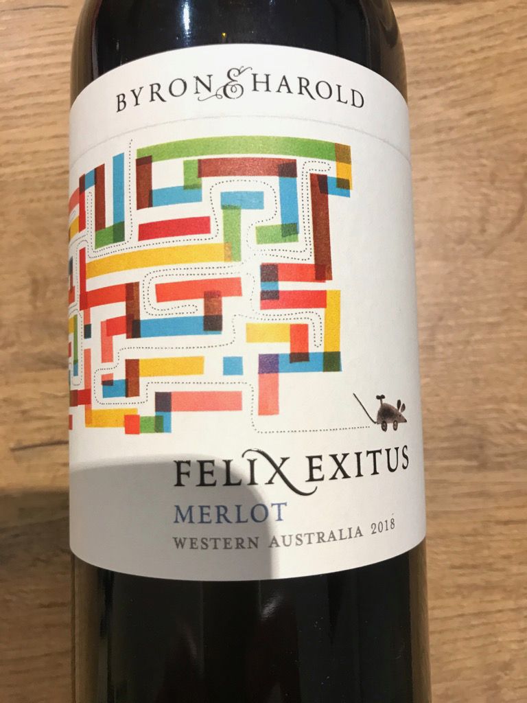 2018 Byron & Harold Merlot Felix Exitus, Australia, Western Australia ...