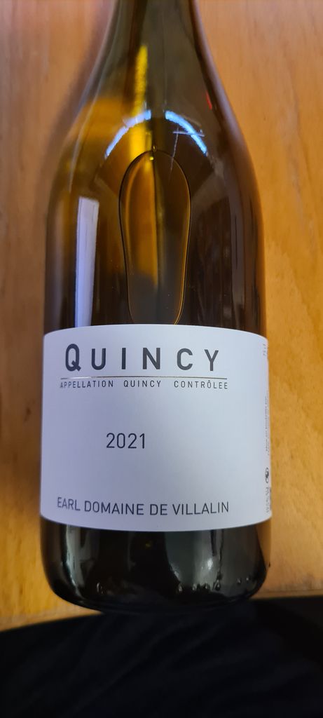 2021 Domaine de Villalin Quincy Grandes Vignes de Villalin, France ...