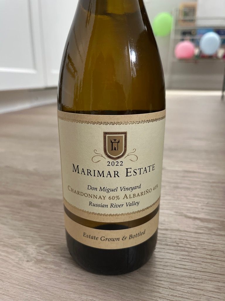 2022 Marimar Estate Chardonnay / Albariño Don Miguel Vineyard, USA ...
