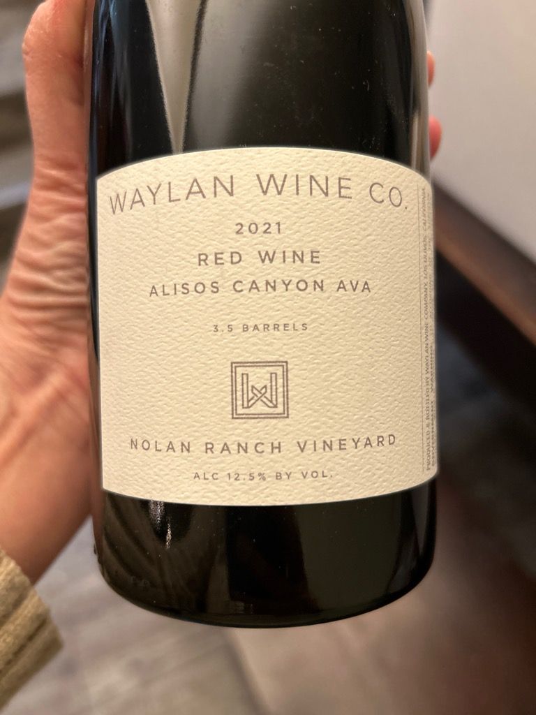2016 Waylan Wine Co. Red Blend Nolan Ranch Vineyard, USA, California ...