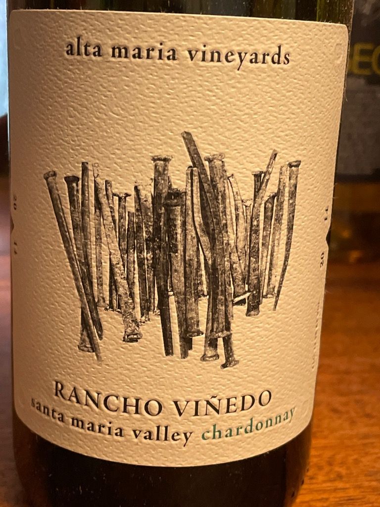 2014 Alta Maria Chardonnay Rancho Vinedo, USA, California, Central ...