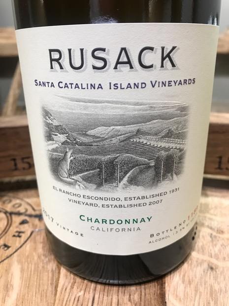 2017 Rusack Chardonnay Santa Catalina Island Vineyards, USA, California ...