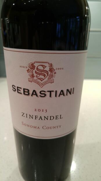 2013 Sebastiani Vineyards & Winery Zinfandel Sonoma County, USA ...