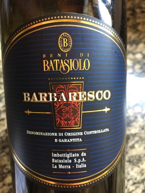 2012 Beni di Batasiolo Barbaresco, Italy, Piedmont, Langhe, Barbaresco ...