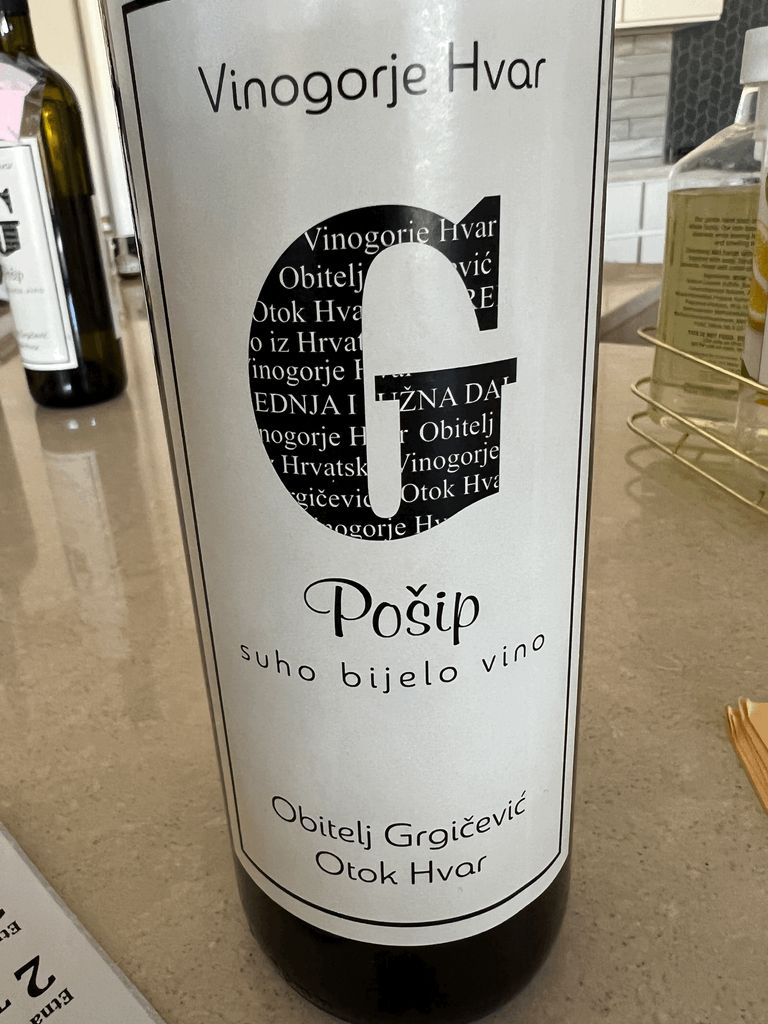 2021 Obitelj Grgicevic Pošip, Croatia, Dalmatia, Srednja i južna ...