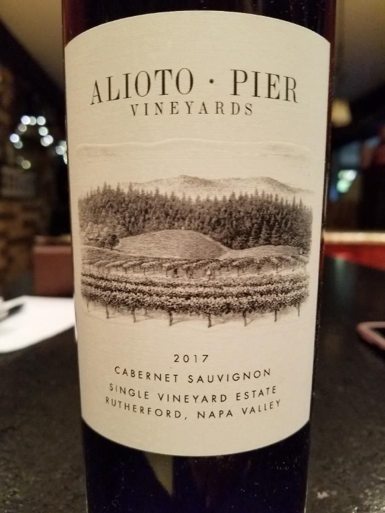 2017 Alioto Pier Vineyards Cabernet Sauvignon, USA, California, Napa ...