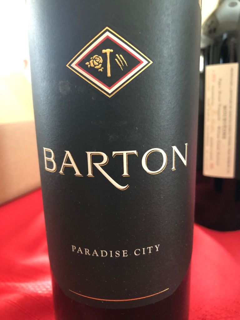 2018 Barton Family Winery Paradise City Red, USA, California, Central ...