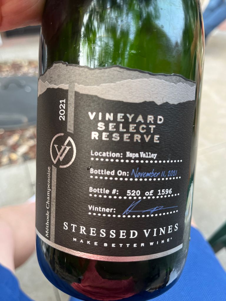 2022 Stressed Vines Chardonnay, USA, California, Napa Valley ...