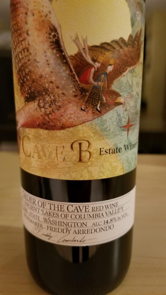 2018 Cave B Estate Winery Order of the Cave, USA, Washington, Columbia ...