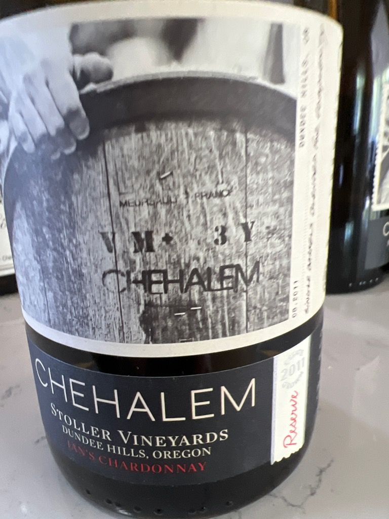 2011 Chehalem Chardonnay Ian's Reserve Stoller Vineyard, USA, Oregon ...