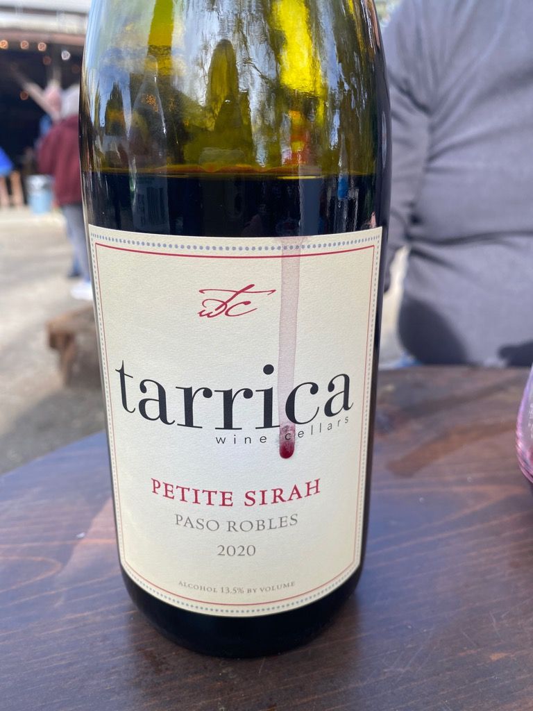 2020 Tarrica Wine Cellars Petite Sirah Limited Release, USA, California ...