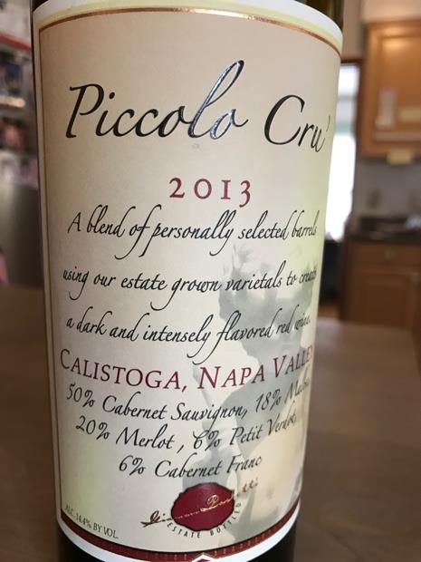 2013 Paoletti Piccolo Cru, USA, California, Napa Valley - CellarTracker