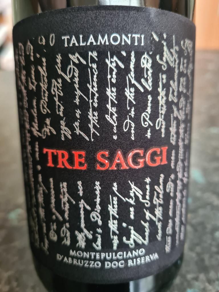2020 Talamonti Montepulciano d'Abruzzo Tre Saggi Riserva, Italy ...