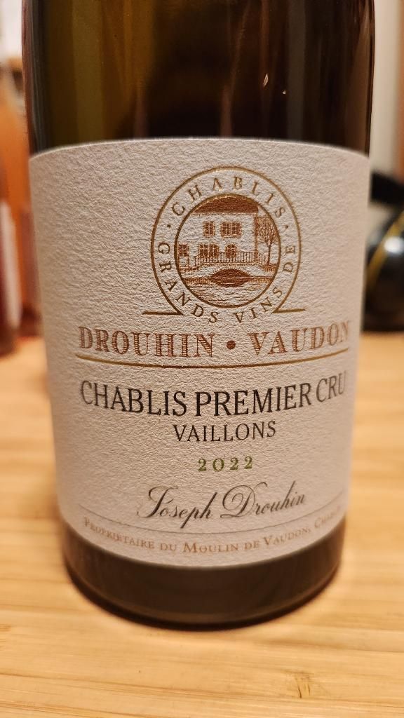 2022 Joseph Drouhin / Drouhin-Vaudon Chablis 1er Cru Vaillons, France ...