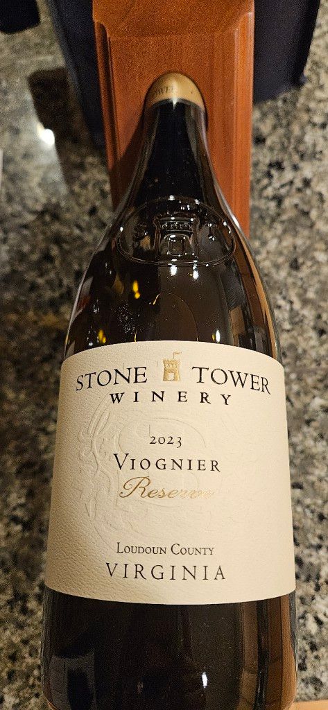 2023 Stone Tower Winery Viognier Reserve, USA, Virginia, Northern ...