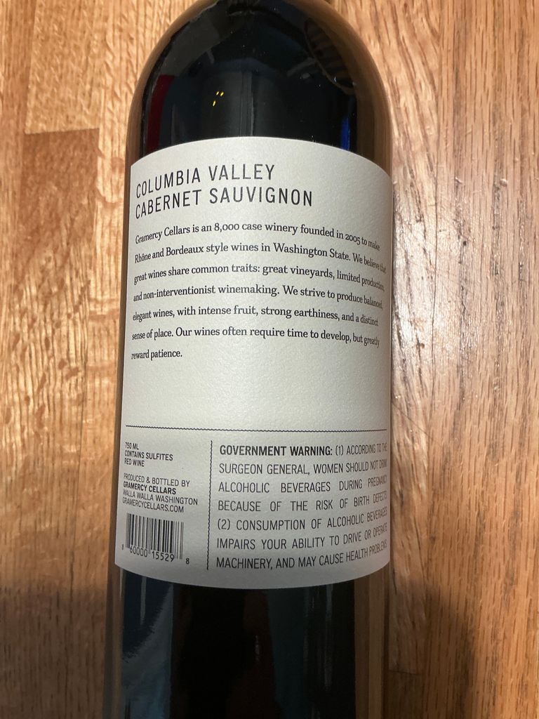 Gramercy Cellars - CellarTracker