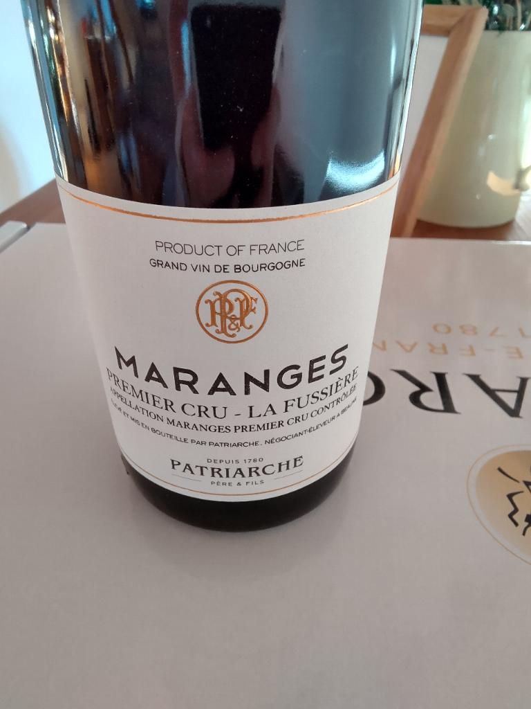 2015 Patriarche Père et Fils Maranges 1er Cru La Fussière, France ...