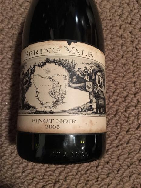 2005 Spring Vale Pinot Noir, Australia, Tasmania, Freycinet Coast ...