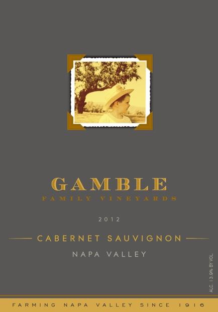 2019 Gamble Family Vineyards Cabernet Sauvignon Napa Valley, USA ...