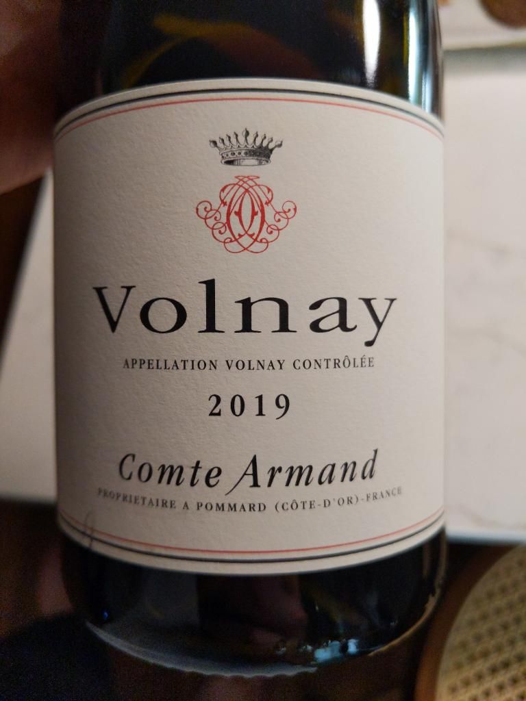 2019 Comte Armand Volnay, France, Burgundy, Côte de Beaune, Volnay ...