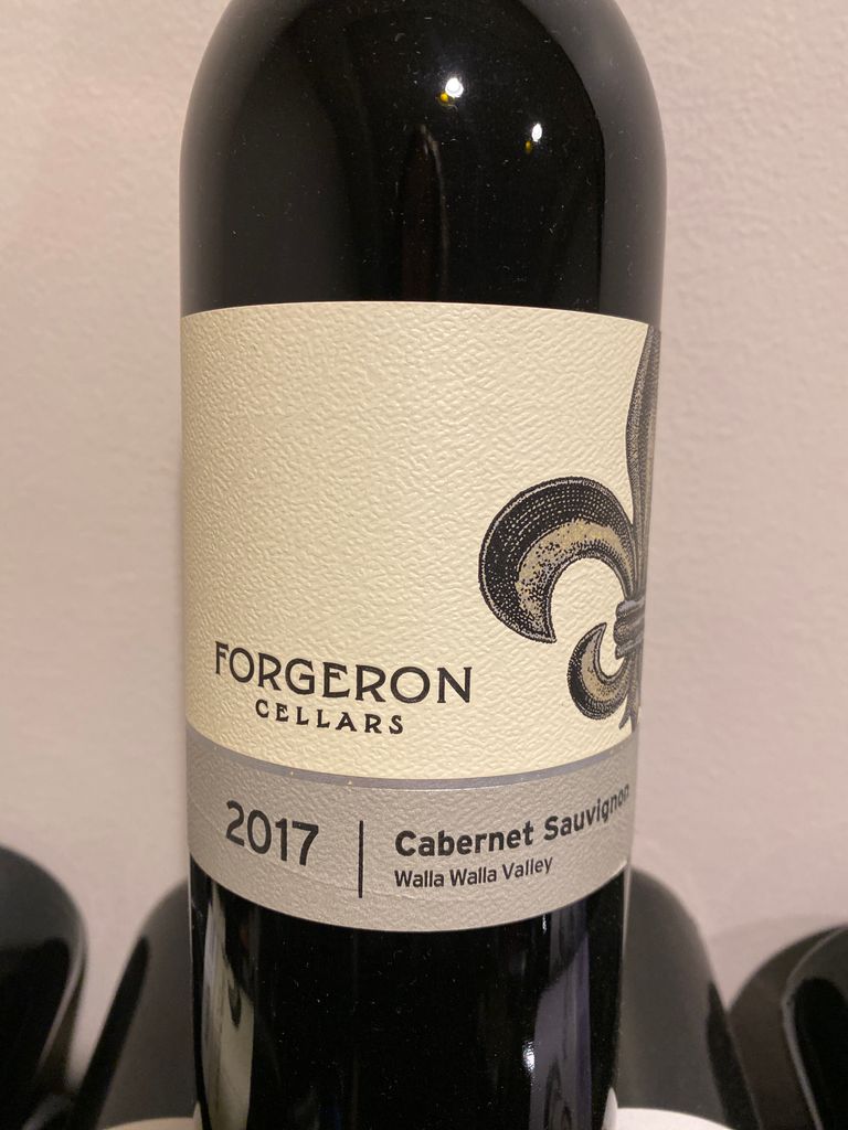 2017 Forgeron Cellars Cabernet Sauvignon, USA, Washington, Columbia ...