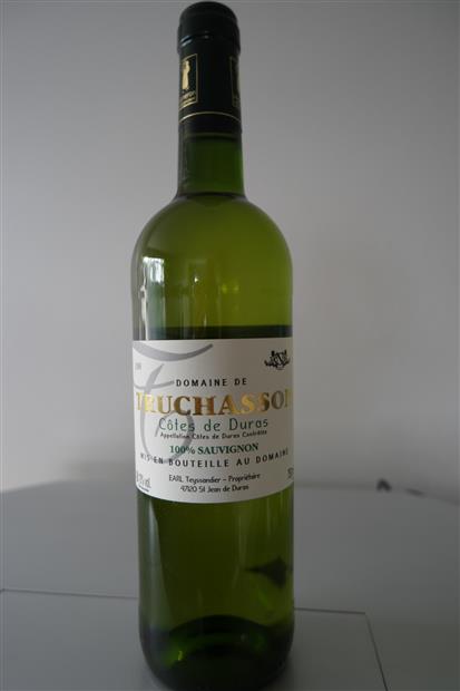 2020 Domaine de Truchasson Côtes-de-Duras Blanc, France, Southwest ...