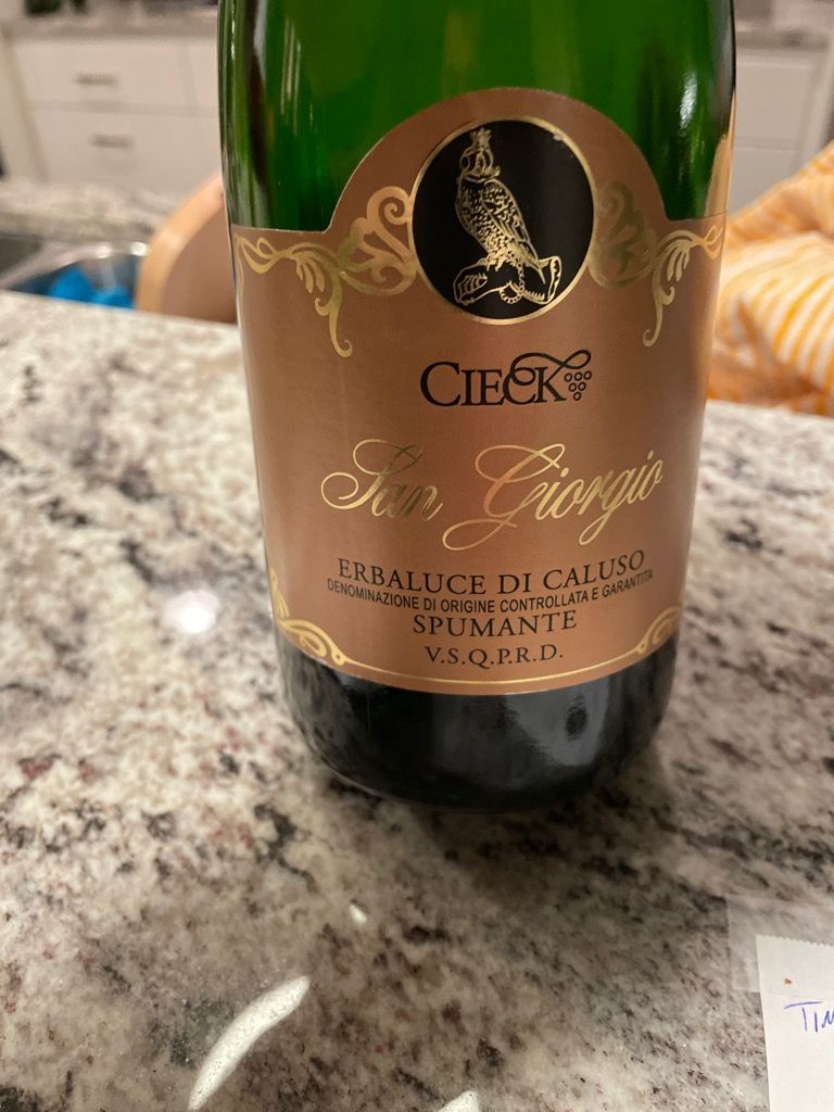 2018 Cieck Erbaluce di Caluso San Giorgio Spumante Millesimato, Italy ...