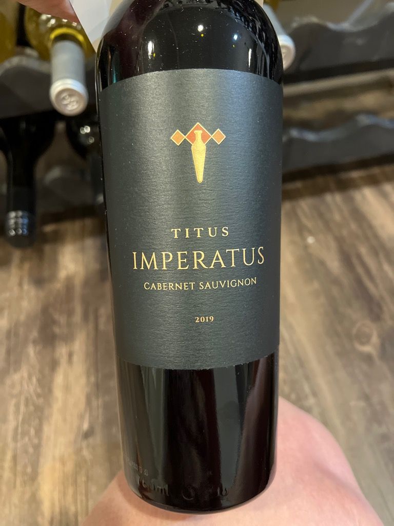 2019 Titus Cabernet Sauvignon Imperatus Sugarloaf Vineyard, USA ...