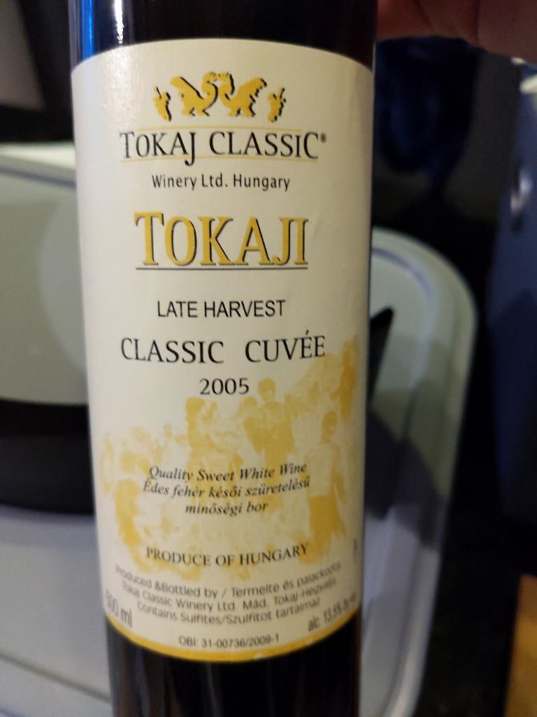 2011 Tokaj Classic Tokaji Late Harvest Classic Cuvée, Hungary, Tokaji ...