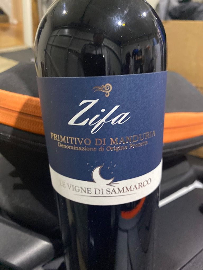 2016 Le Vigne Di Sammarco Primitivo di Manduria Zifa, Italy, Puglia ...