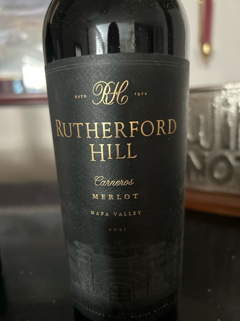 2021 Rutherford Hill Merlot Carneros, USA, California, Napa / Sonoma ...