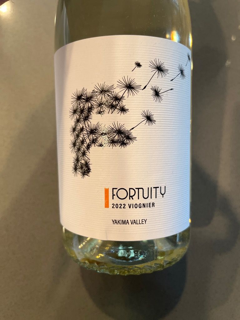 2022 Fortuity Cellars Viognier, USA, Washington, Columbia Valley ...