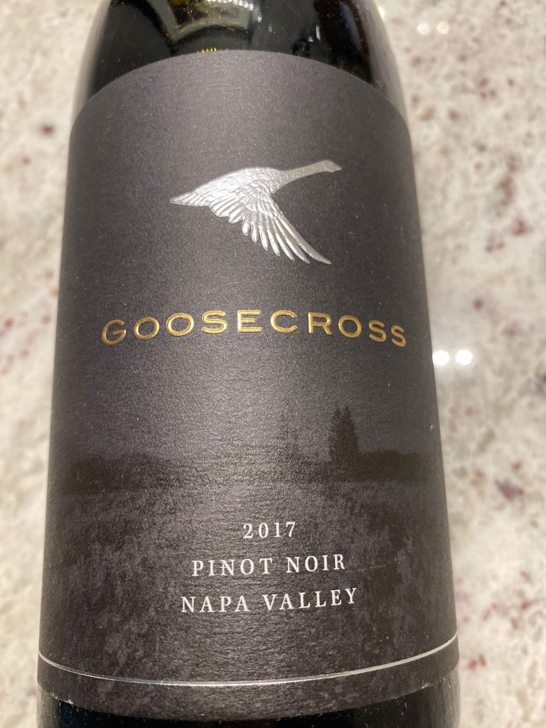 2017 Goosecross Cellars Pinot Noir, USA, California, Napa Valley ...