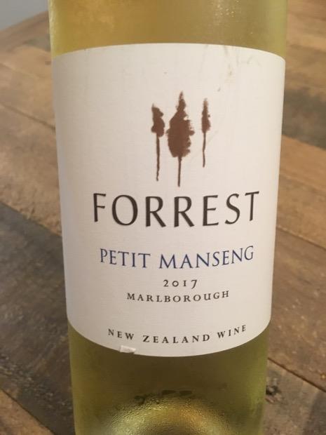2017 Forrest Estate Petit Manseng, New Zealand, South Island ...