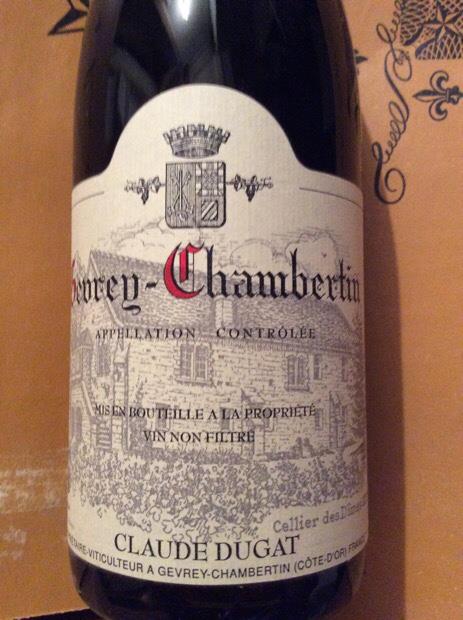 2007 Claude Dugat Gevrey-Chambertin, France, Burgundy, Côte de Nuits ...